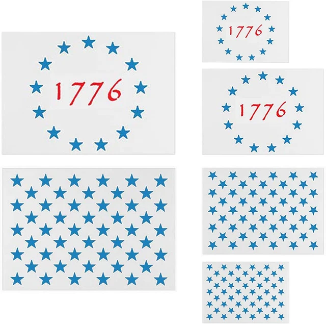 american-flag-star-stencil-templates-6-pack-50-stars-1776-13-stars
