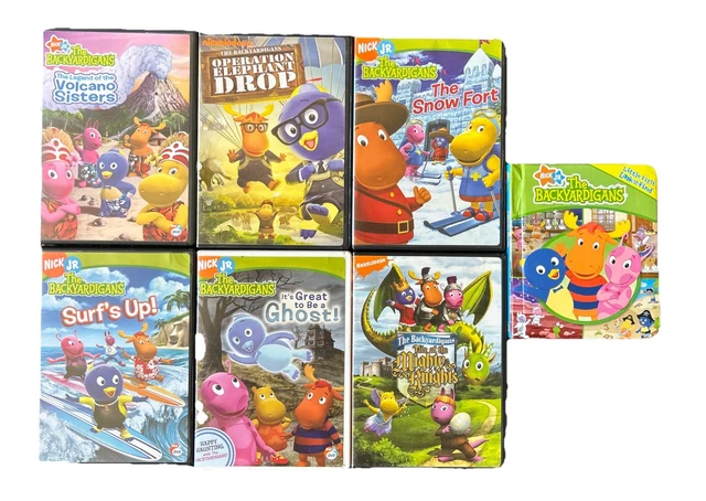 LOT 6 THE Backyardigans DVDs Nickelodeon Bonus book $23.99 - PicClick