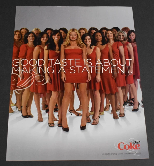 2009 PRINT AD Sexy Heels Long Legs Fashion Lady Blonde Diet Coke Red ...