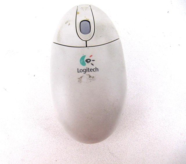 LOGITECH WIRELESS MOUSE ONLY TRACBKALL No Receiver 2 BUTTON SCROLL ...