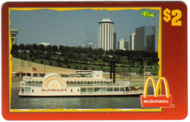 MCDONALD'S 1996: MCDONALD'S On The Riverboat. St Louis: #21 of 50 Phone ...