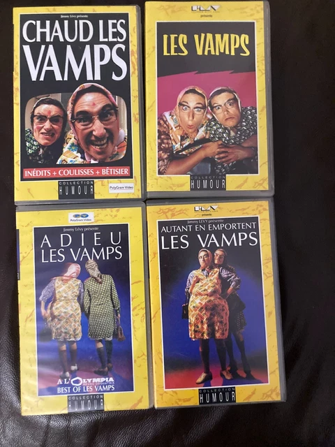LOT DE 4 cassettes VHS SECAM "Les Vamps" de 1989 a 1992 EUR 20,00 ...
