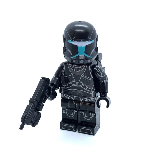 OMEGA CLONE COMMANDO Black Dark Armour Star Wars Custom Lego EUR 6,99 ...