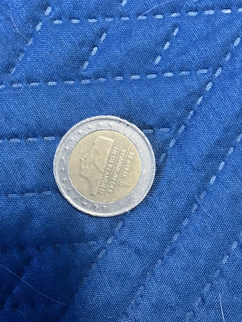 MONETA 2 EURO Rara Beatrix KONINGIN DER NEDERLANDEN 2001 EUR 50,00 ...