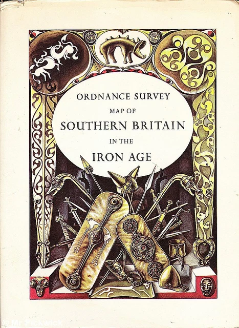 MAP OF SOUTHERN BRITAIN IN THE IRON AGE: ORDNANCE SURVEY MAP SC Book £ ...
