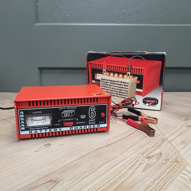 ABSAAR 6-12 VOLT Type 106 NE/D2 6 Amp Battery Charger With Box £24.99 ...