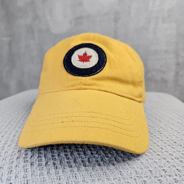 RCAF ROYAL CANADIAN Air Force Baseball Cap Burnt Yellow Red Canoe Hat ...