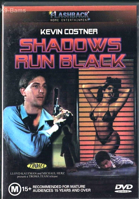 SHADOWS RUN BLACK DVD Kevin Costner 1984 Elizabeth Trosper Serial Killer Movie EUR 21,49 ...
