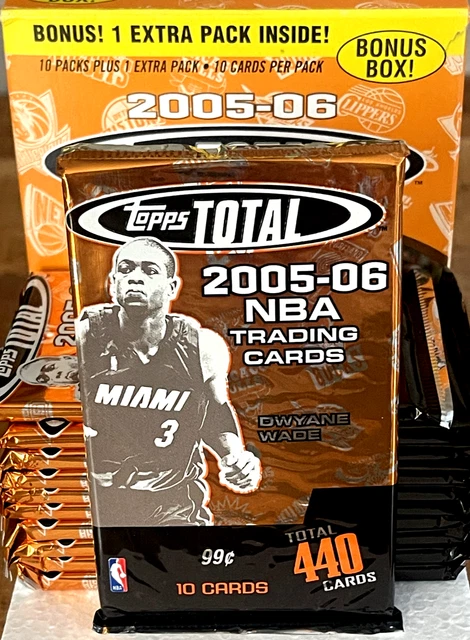 2005-06 TOPPS TOTAL NBA Basketball (Bonus Box!) PACK 10 Cards JAY-Z ...
