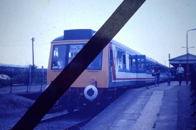 1980S RAILWAY SLIDE BR BRITISH RAIL DIESEL LOCO Class 115 DMU ...