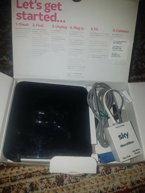 SKY BROADBAND HUB SR102 Wireless Fibre WiFi Router EUR 8,00 - PicClick FR