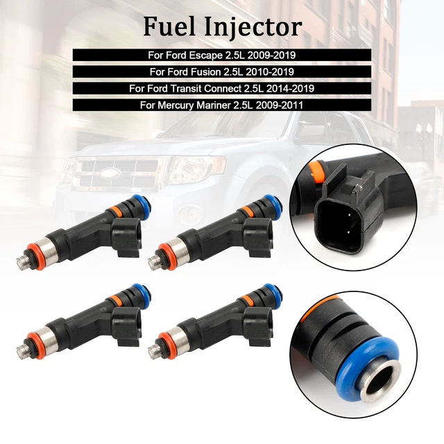 4PCS FUEL INJECTOR 0280158162 Fit Ford Escape Fusion Fit Mercury ...