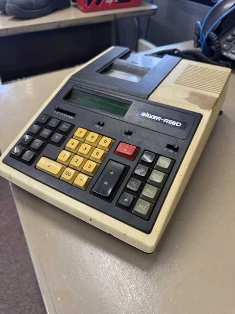 VINTAGE CALCULATOR SILVER-REED 1250PD Vintage Late 1970’s (working ...