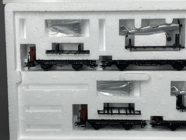 H0 MÄRKLIN WAGEN-SET "Flugzeug-Transport" 45097 NEM AC OVP / 5 K 795 ...