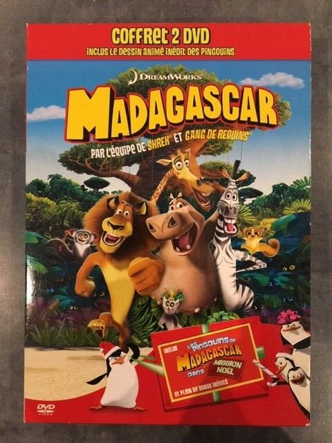 MADAGASCAR - DREAMWORKS - BOX SET included LES PENGUINS - DVD movie ...