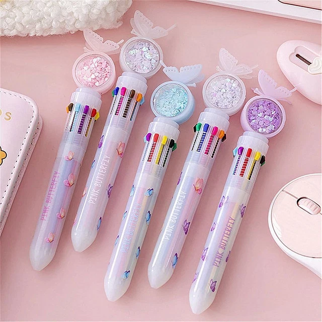 BUTTERFLY SERIES SIGNATURE Pen Color Ink Pen Ballpoint Pen Multicolored ...