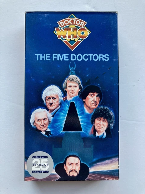 DOCTOR WHO &THE Five Doctors" (VHS, 1983) Single Episode BBC Video Tom ...