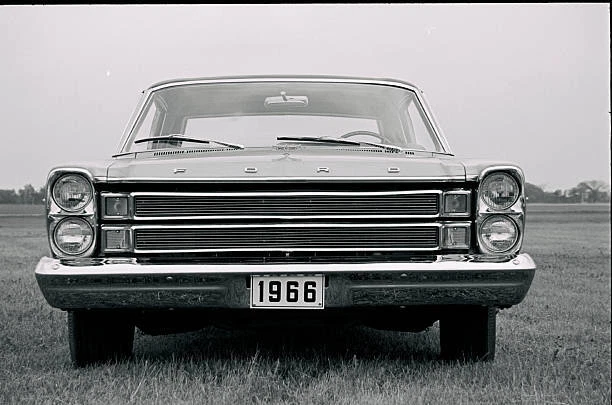 1966 FORD LTD 4-Door Sedan Road Test 3 Motor Racing Old Photo $9.00 ...