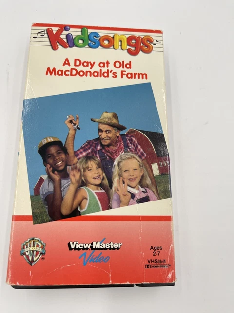 NASTRO VHS CANZONI per bambini A Day At Old MacDonald's Farm bambini ...