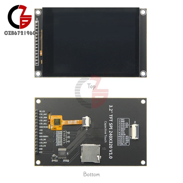 3.2 INCH SPI Serial TFT LCD Display Module IPS Touch Screen 240X320 ...