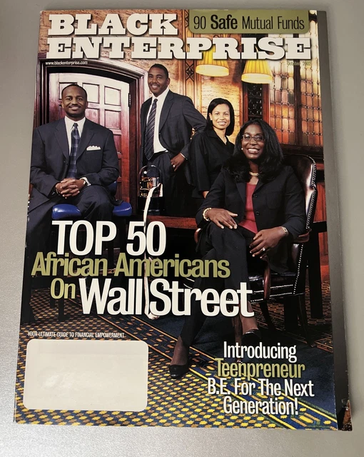 BLACK ENTERPRISE MAGAZINE October 2002 Top 50 African Americans on Wall ...