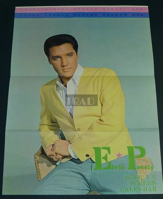 ELVIS PRESLEY 1965 Vintage JPN Pinup Poster 10x14inches(25x36cm) #lf/t ...