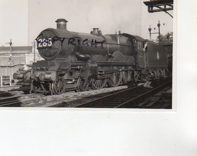 RAIL PHOTO GWR 460 Castle 4084 Shrewsbury station shropshire LMS LNWR £ ...