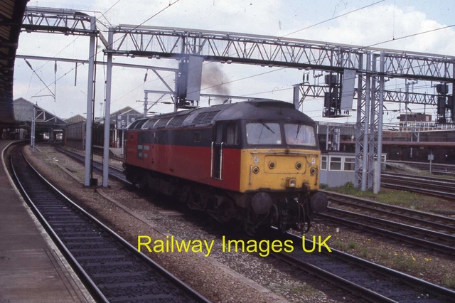 RAILWAY PHOTO 12X8 - Class 47 RES Livery Light Engine Crewe c1990 £6.00 ...