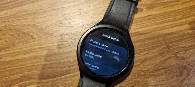 SAMSUNG GALAXY WATCH6 Classic SM-R960 47mm Stainless Steel Case with ...