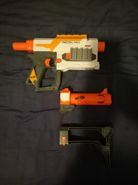 NERF MODULUS RECON Mk2 Gun And 7 Attachments £25.00 - PicClick UK