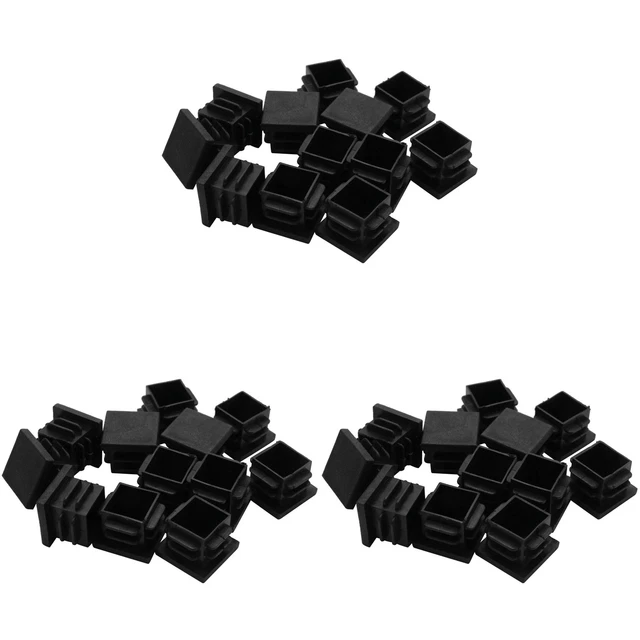 36 PCS 19MM x 19mm Blanking End Caps Square Tubing Tube Insert Plastic ...