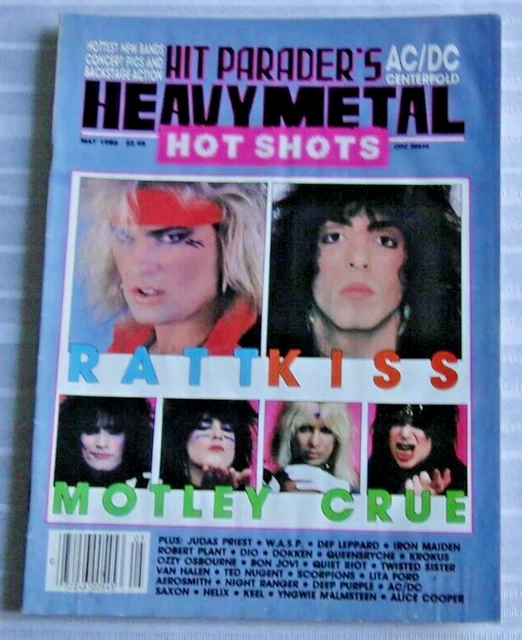VINTAGE MAGAZINE HIT Parader's Heavy Metal Hot Shots 1986 Ratt Kiss ...