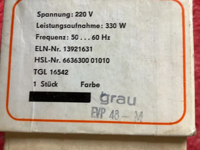 ORIGINAL DDR FRISIERGERÄT AKA Electric LD 11 in grau , Originalverpackt ...