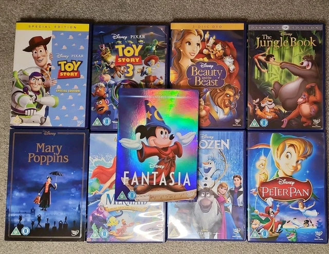 DISNEY CLASSICS DVD Bundle X 9.. Cert U & PG. £5.00 - PicClick UK