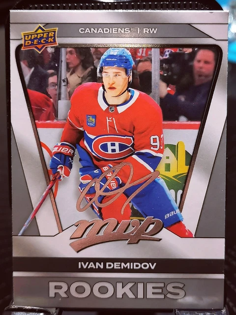 UD 2025-26 MVP Silver Script Rookies #233 Ivan Demidov $150.00 ...