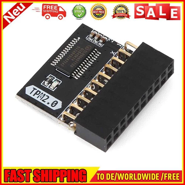 TPM 2.0 ENCRYPTION Security Module 20 Pin Motherboard Card 4 GB for ...
