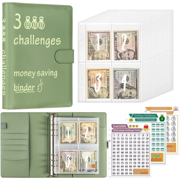 EASY AND FUN 100 Envelope Challenge Notebook Money Organizer $25.30 ...