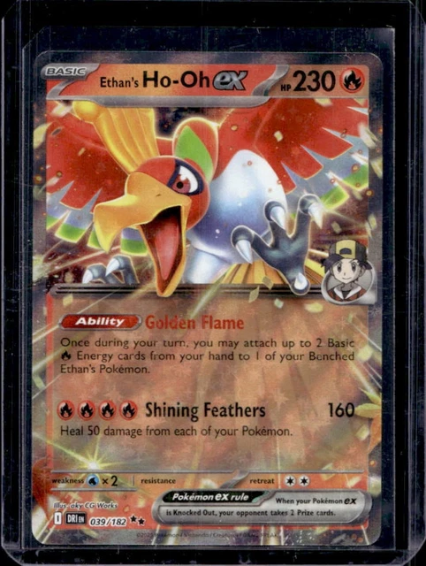 2025 POKEMON SV Destined Rivals Ethan's Ho-Oh ex #039/182 $1.73 ...