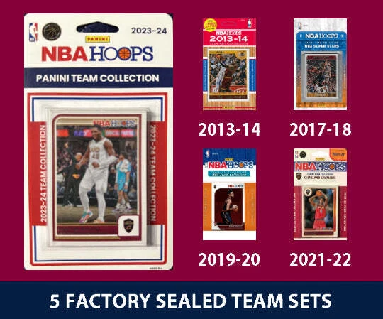 2023-24 NBA HOOPS Cleveland Cavaliers Team Set MultiPack Mitchell ...