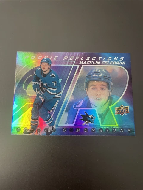 2024-25 UD EXTENDED Series: Rookie Reflections Macklin Celebrini #RR-24 ...