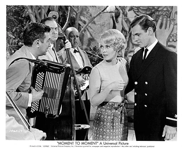 MOMENT TO MOMENT Actress Jean Seberg And Actor Sean Garrison 1965 OLD ...