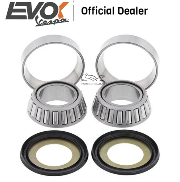 KIT CUSCINETTI STERZO Evok Conici Completo Moto Guzzi V7 Racer 750 2010 ...