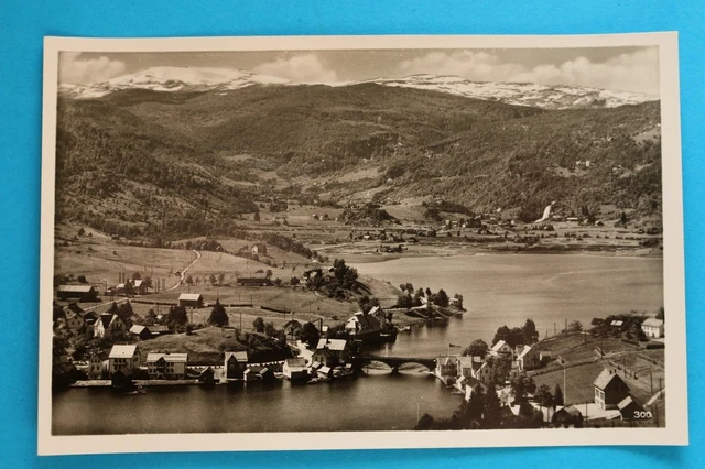 NORWEGEN NORGE NORWAY AK Norheimsund Hardangerfjord 1920-1940s Streets ...
