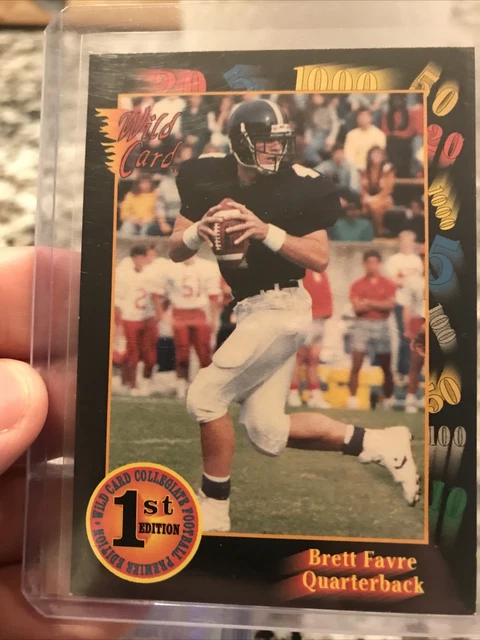 1991 WILD CARD Draft Brett Favre #119 1ère édition RC ATL FALCONS ...