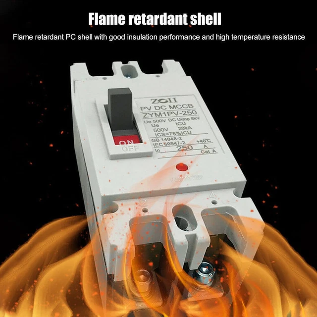 DC ISOLATOR MCCB 2-Pole 1000V for Solar Panel Battery System 200A/250A ...