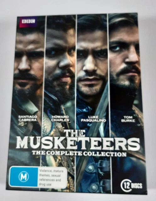 THE MUSKETEERS COMPLETE TV Series Season 1 - 3 PAL DVD 12 Disc R4 VGC ...