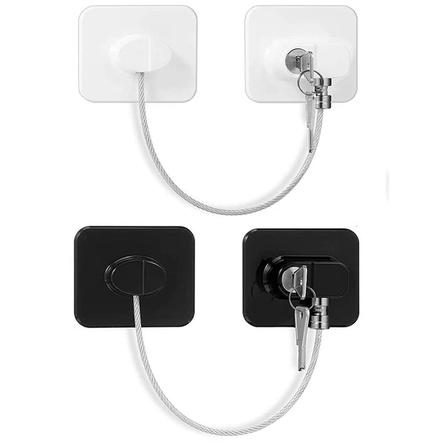 REFRIGERATOR LOCK DIGITAL Password With Metal Key or Coded Lock Cabinet ...