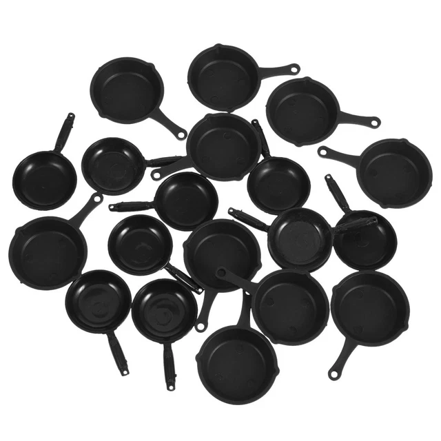 20 PCS MINIATURE Kitchen Accessories Stove Toy Working Diy Dollhouse ...