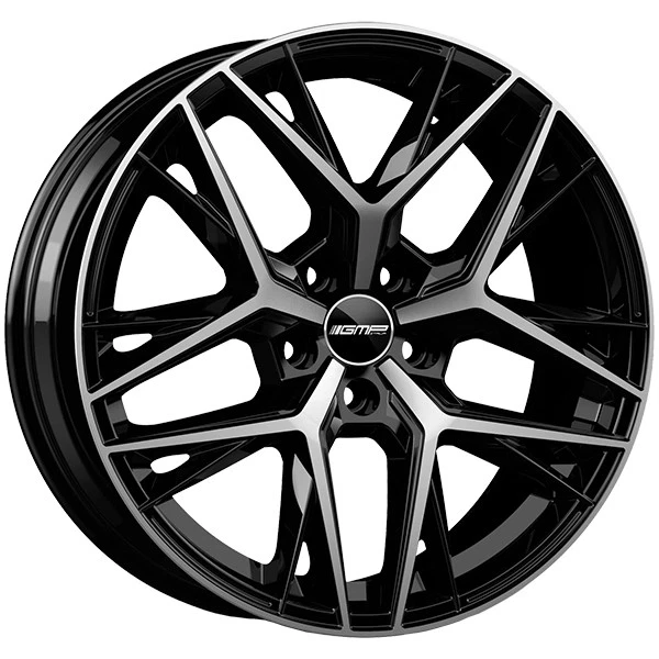 JANTES ROUES GMP Lunica Pour Fiat Doblo N1 8X19 5X108 Black Diamond H6I ...