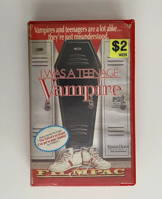 I WAS A Teenage Vampire [VHS] Filmpac Video Big Box Ex-Rental Tape ...